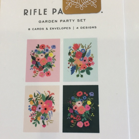 Rifle Paper Co. | Office | Rifle Paper Co Harden Party Floral Note Set ...
